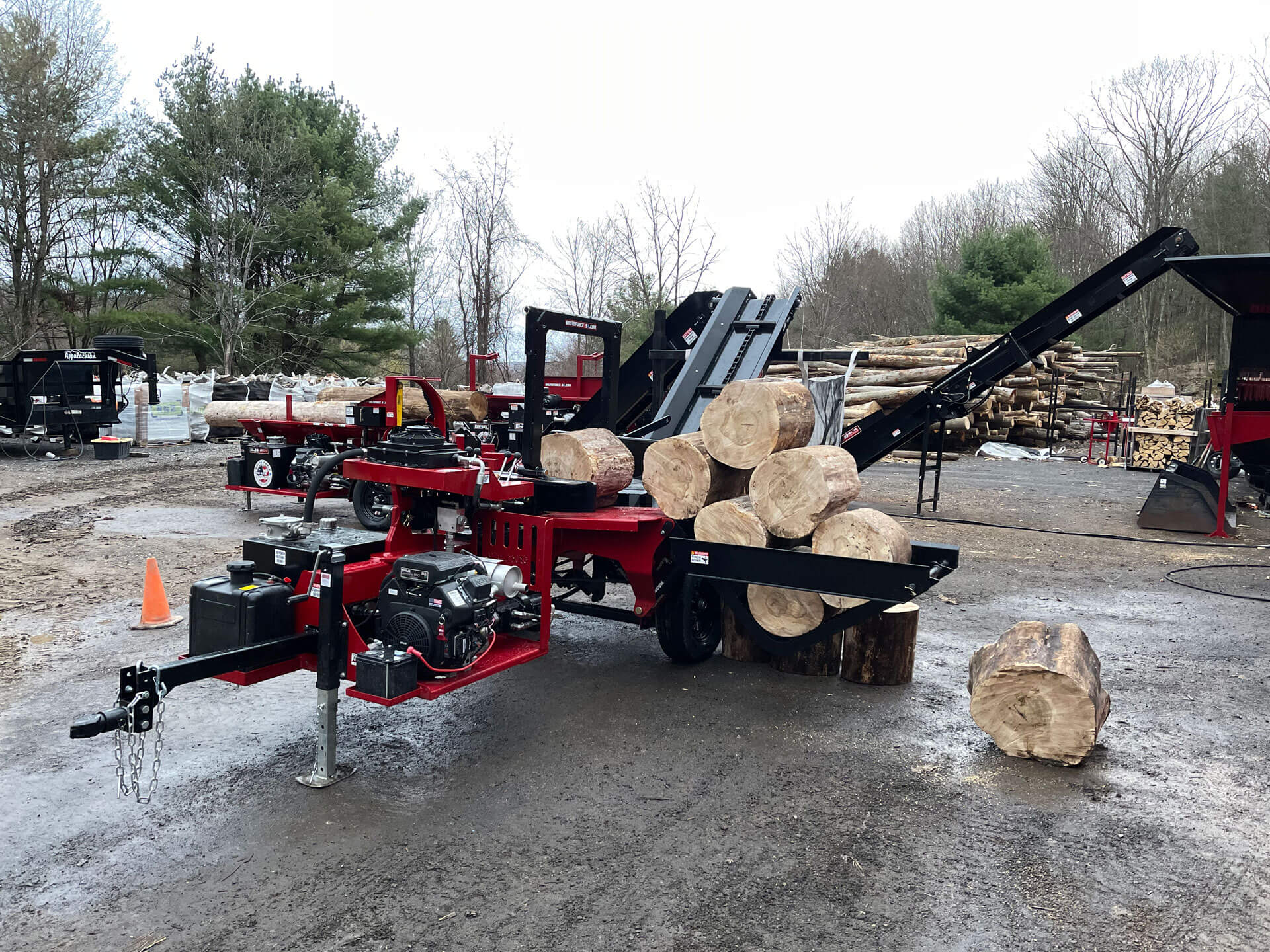 Brute Force Commercial Pro Series 26-24 Re Split Wood Splitter w ...