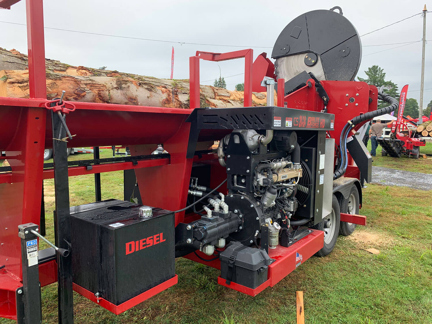 Brute Force Commercial Series CS 20-24 Diesel Firewood Processors ...